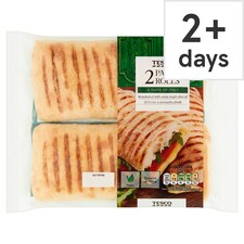 Tesco 2 Pack Panini Rolls - Tesco Groceries