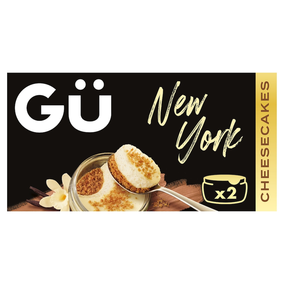 Gu New York Cheesecakes 2X80g - Tesco Groceries