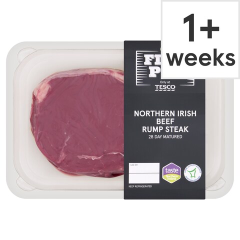 Tesco Fire Pit Northern Irish Beef Rump Steak 255g - Tesco Groceries