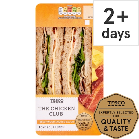 Tesco The Chicken Club Sandwich - Tesco Groceries
