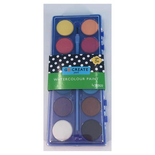 Go Create Watercolour Paint - Tesco Groceries