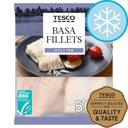 Tesco Basa Fillets 500G - Tesco Groceries
