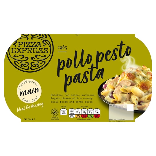 Pizza Express Pollo Pesto Pasta 750G - Tesco Groceries