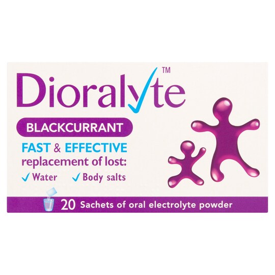 Dioralyte Blackcurrant 20 Sachets - Tesco Groceries