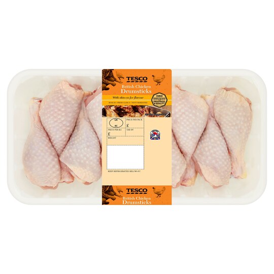 T Chicken Drumsticks 135kg Tesco Groceries