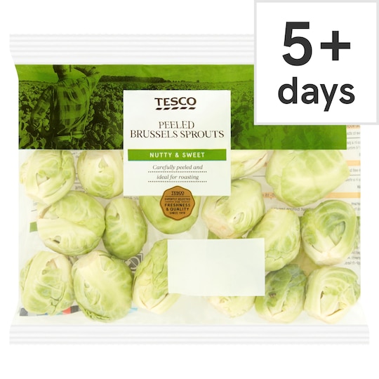 Tesco Peeled Brussels Sprouts 200G - Tesco Groceries