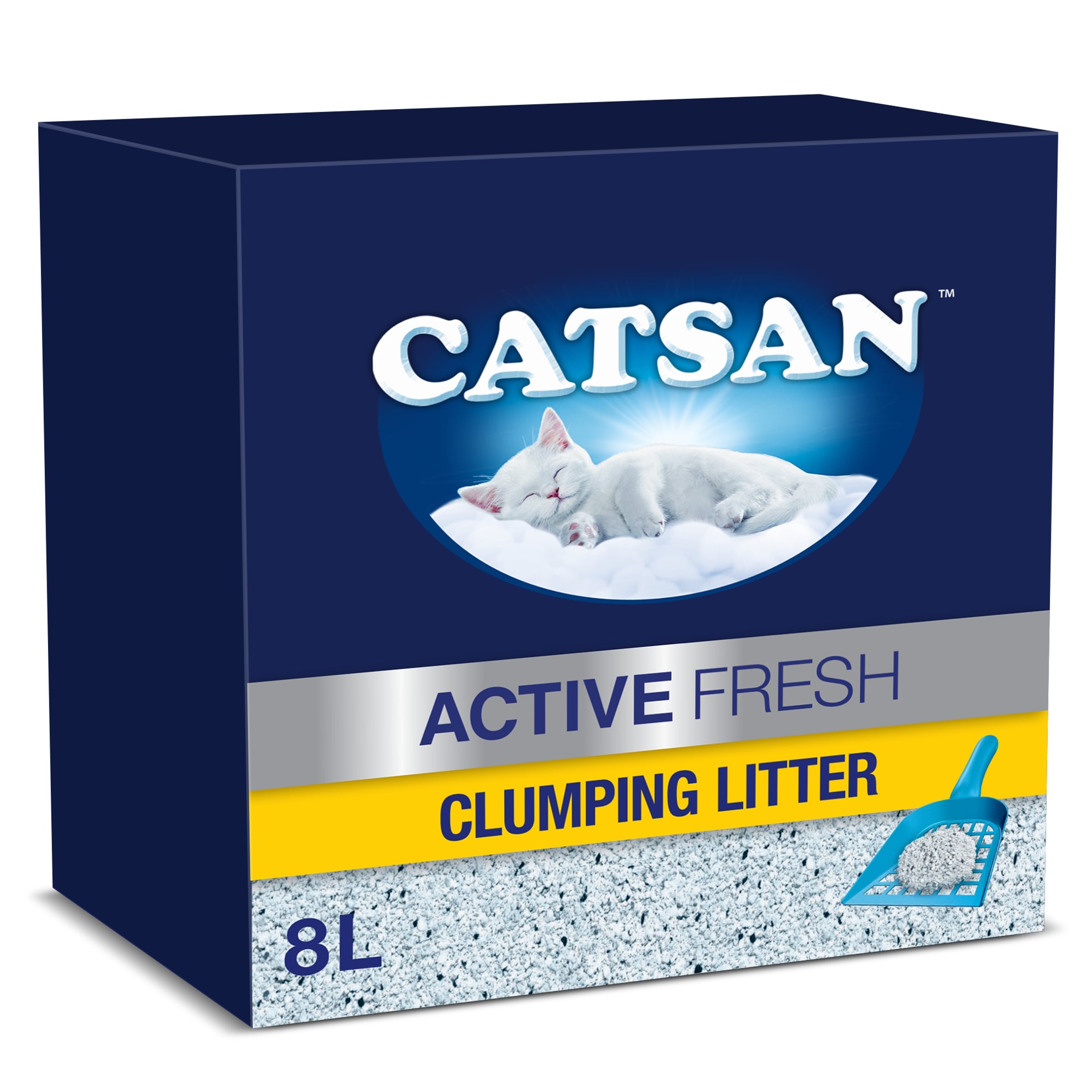 CATSAN Active Fresh Cat Litter 8L - Tesco Groceries