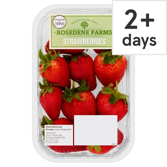 Rosedene Farms Strawberries 227G - Tesco Groceries