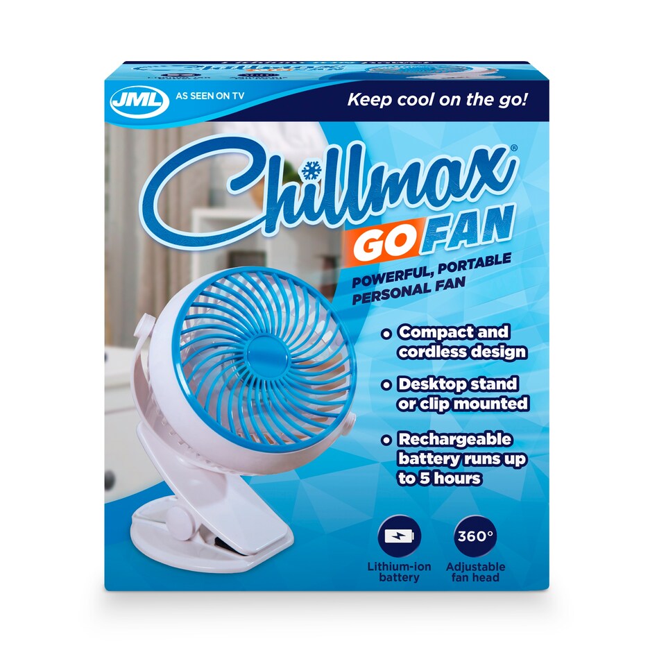 Jml Chillmax Go Fan White - Tesco Groceries