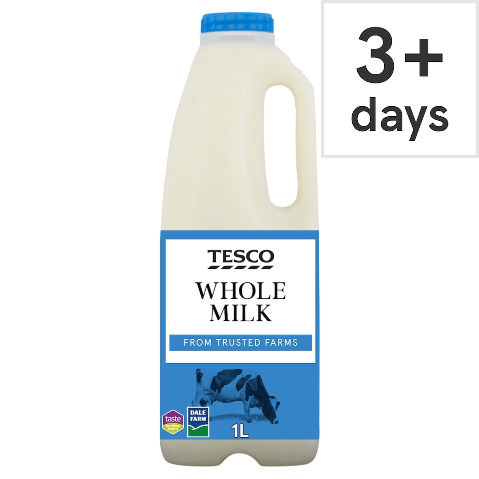 Tesco Ni Whole Milk 1 Litre - Tesco Groceries