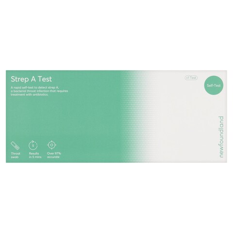 Newfoundland Strep A Rapid Self-Test Kit - Tesco Groceries