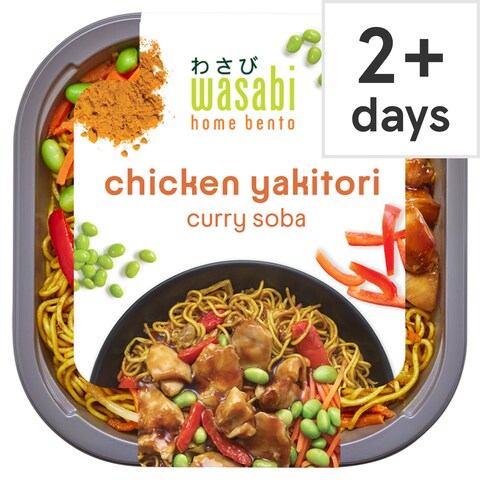Wasabi Chicken Yakitori Curry Soba Noodles 400G - Tesco Groceries