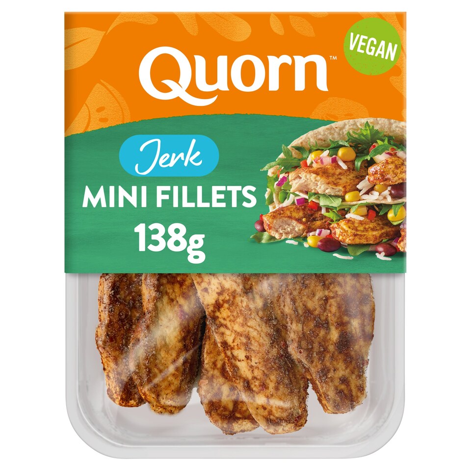 Quorn Jerk Mini Fillets 138G - Tesco Groceries