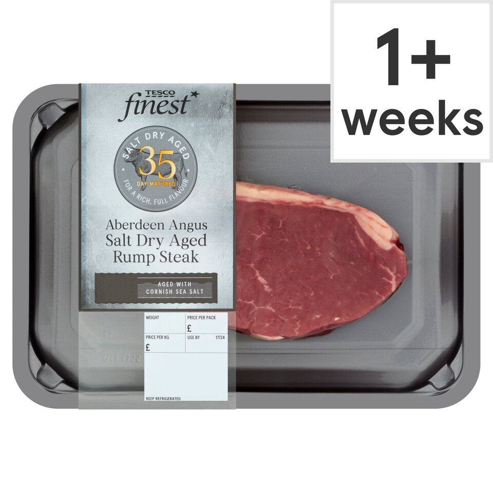 Tesco Finest 35 Day Salt Dry Aberdeen Angus Rump Steak - Tesco Groceries