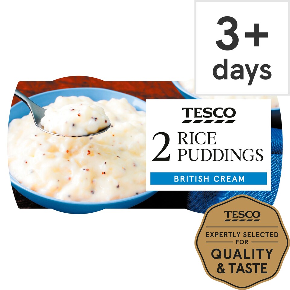 Tesco 2 Creamy Rice Puddings 2 X 173G - Tesco Groceries