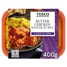 Tesco Butter Chicken With Pilau Rice 400G - Tesco Groceries