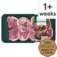 Tesco Lamb Chops 550G - Tesco Groceries