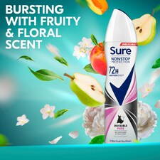 Sure 72 Hour Invisible Pure Antiperspirant 150Ml - Tesco Groceries