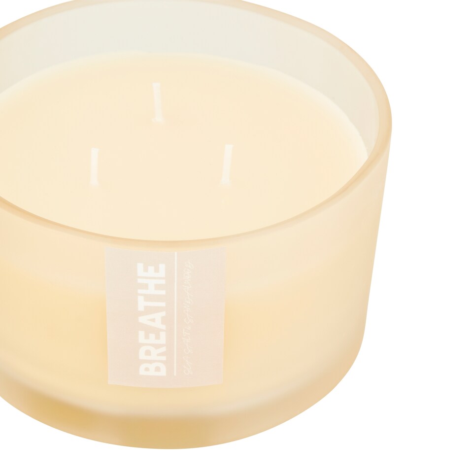 Tesco Spa Xl Scented Candle Sea Salt And Sandalwood - Tesco Groceries