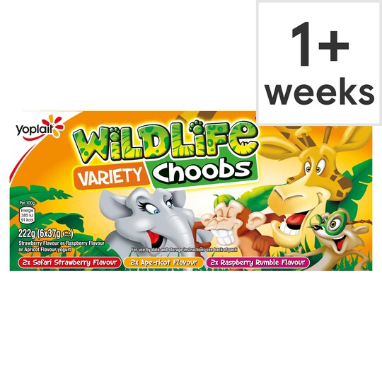 Wildlife Choobs Variety 6X37g - Tesco Groceries