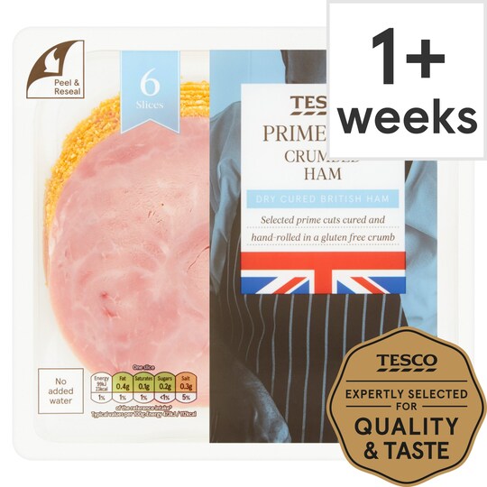 Tesco British Pork Crumbed Ham 125G - Tesco Groceries