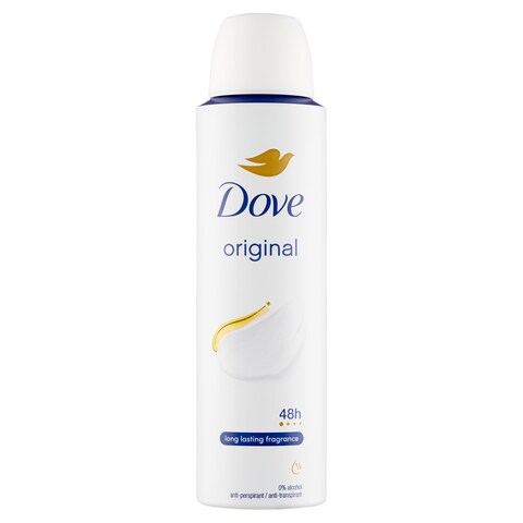 Dove Original Antiperspirant Spray 150 ml - Tesco Groceries