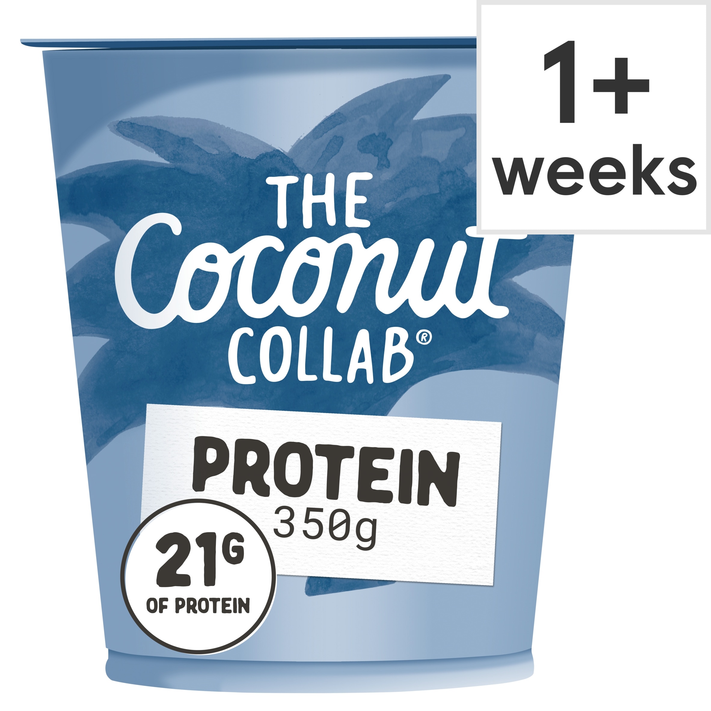 The Coconut Collab Plain Protein Coconut Yoghurt 350g - Tesco Groceries
