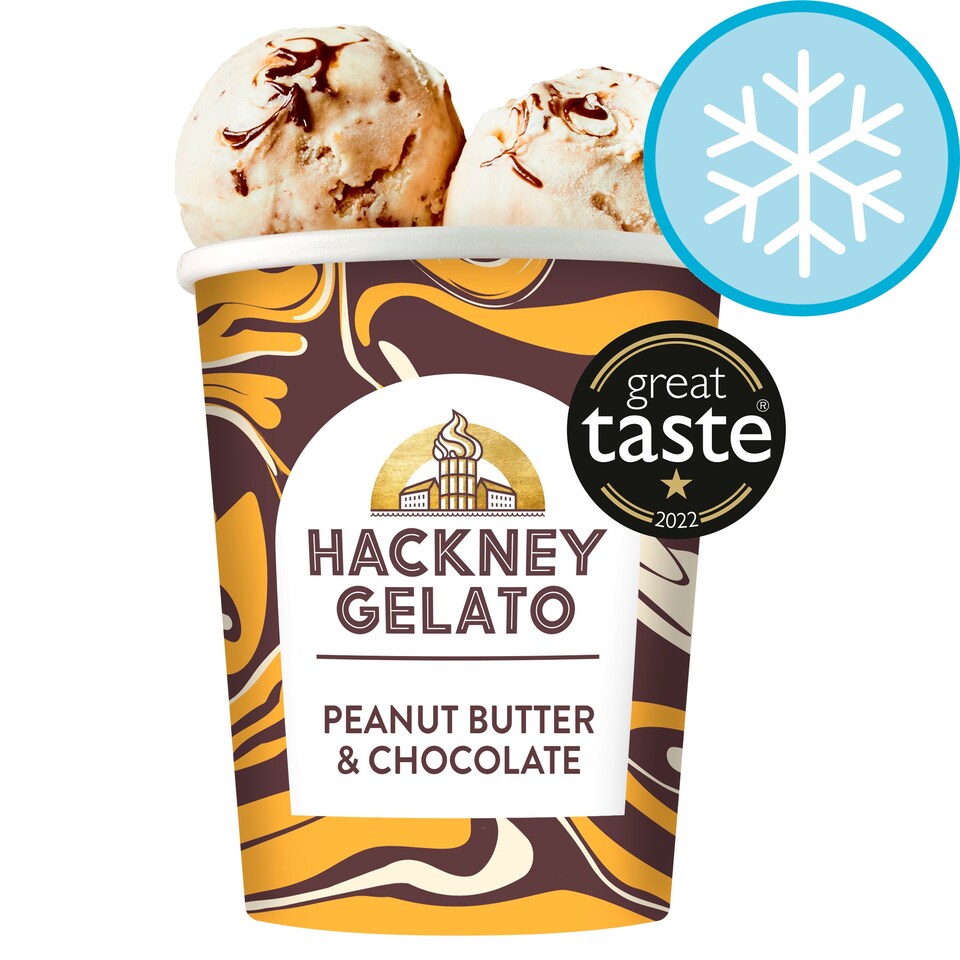 Hackney Gelato Peanut Butter & Chocolate 460Ml - Tesco Groceries