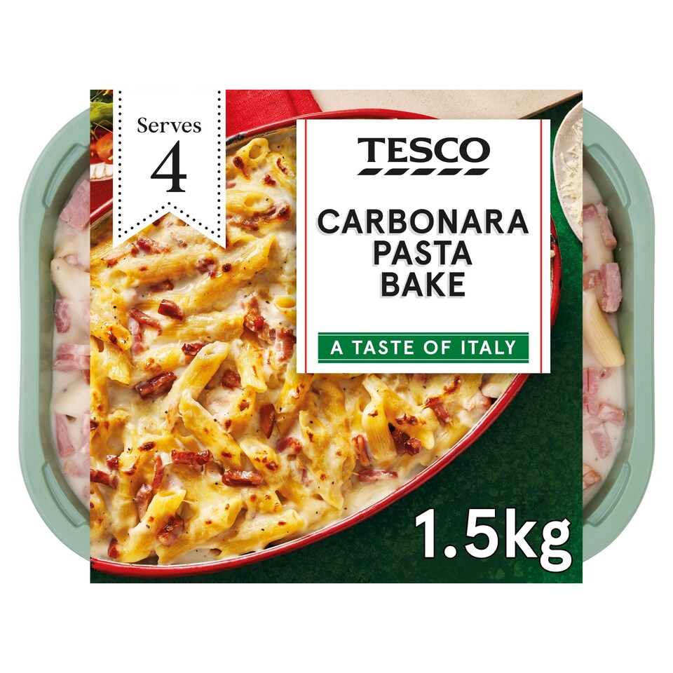 Tesco Carbonara Pasta Bake 1.5Kg - Tesco Groceries