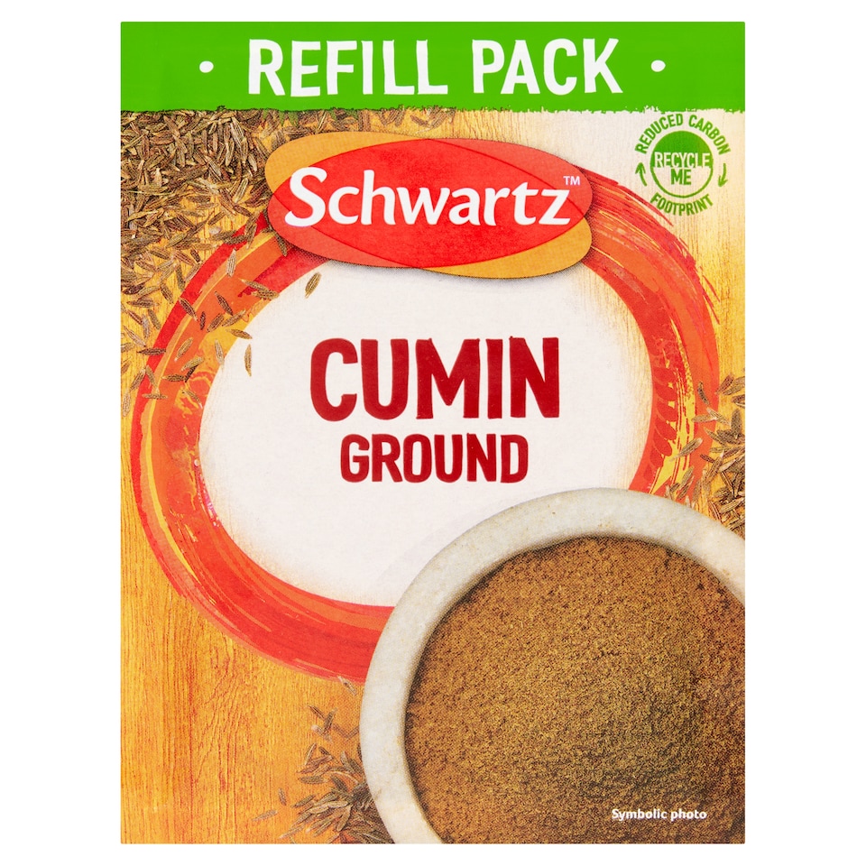 Schwartz Ground Cumin Refill Pack 30g - Tesco Groceries