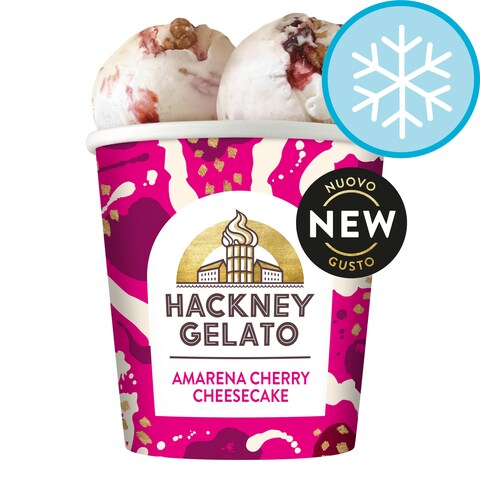 Hackney Gelato Amarena Cherry Cheesecake Gelato 460ml - Tesco Groceries