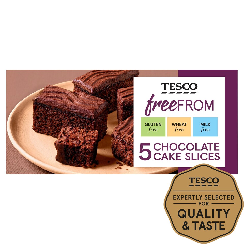 Tesco Free From 5 Chocolate Cake Slices - Tesco Groceries