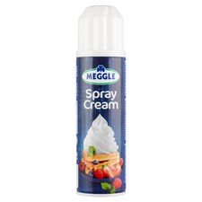 Meggle UHT Spray Cream with Vanilla Aroma 250 g - Tesco Groceries