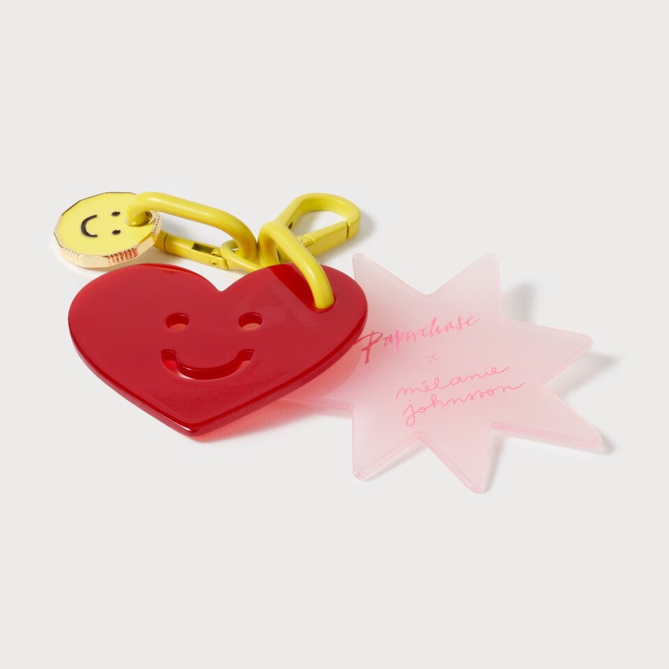 Paperchase x Mélanie Johnsson Valentines Key Ring - Tesco Groceries