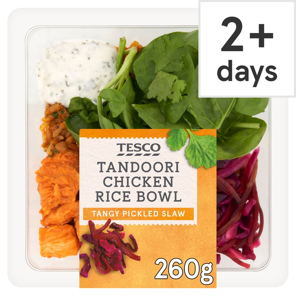 Tesco Tandoori Chicken Rice Bowl 240g - Tesco Groceries