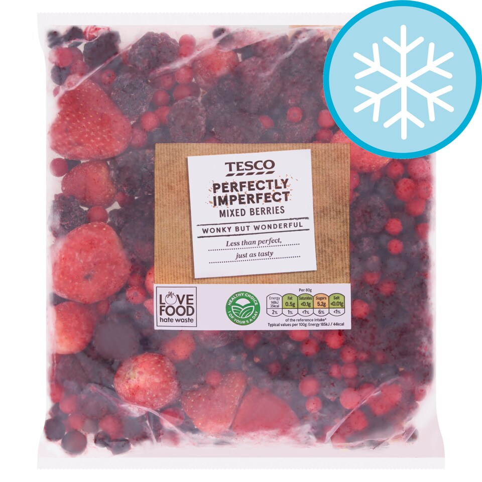 Tesco Perfectly Imperfect Frozen Mixed Berry 1Kg - Tesco Groceries