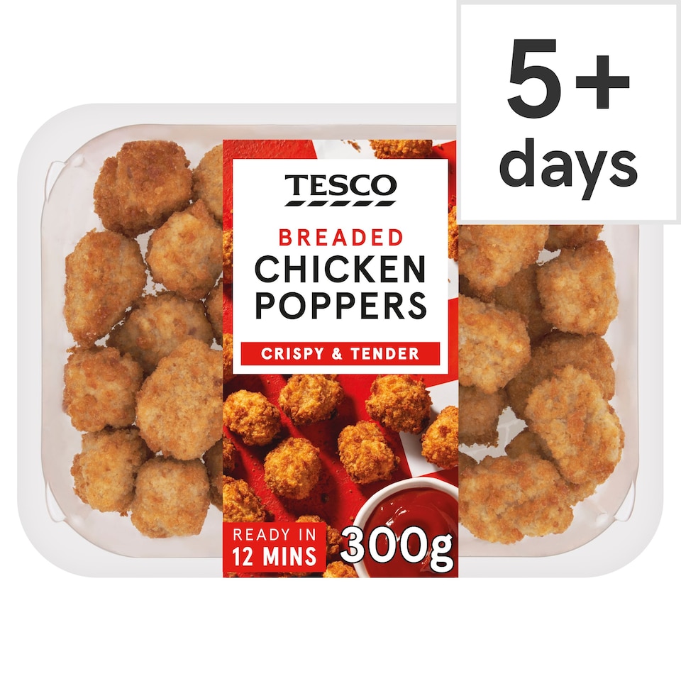 Tesco Breaded Chicken Poppers 300g - Tesco Groceries