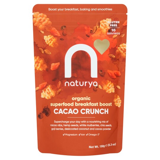 Naturya Super Boost Breakfast Cacao 150G - Tesco Groceries