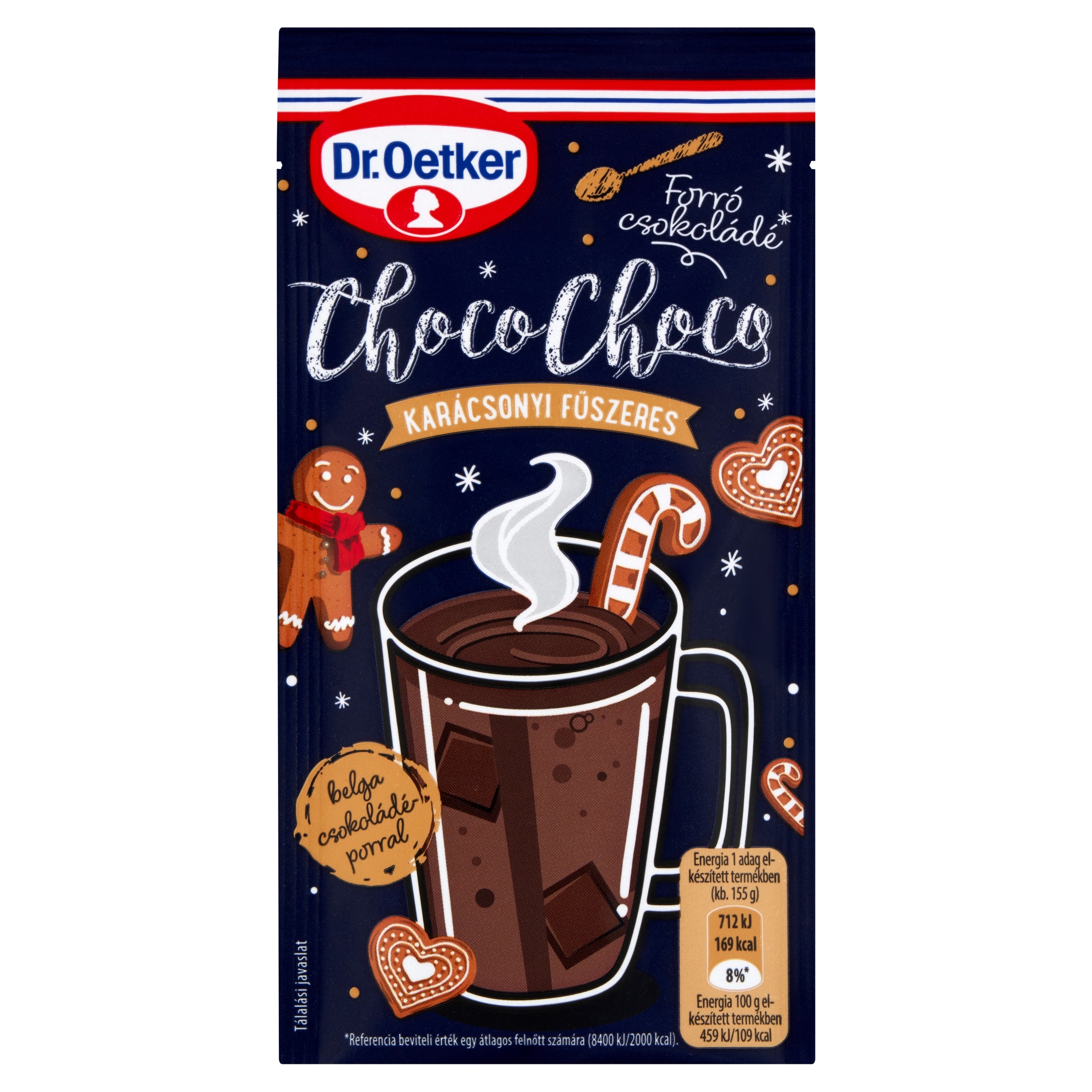 Dr. Oetker Choco-Choco karácsonyi f&szeres forró csokoládé italpor 30 g ...