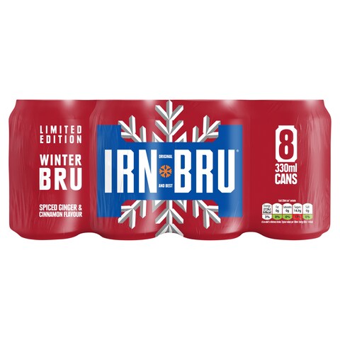 IRN-BRU Winter Bru 8x330ml - Tesco Groceries