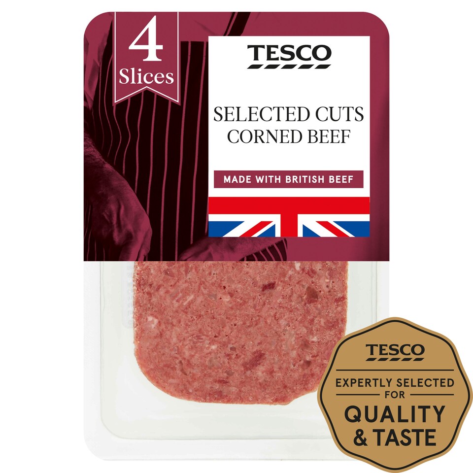 Tesco No Added Water Corned Beef 125G - Tesco Groceries