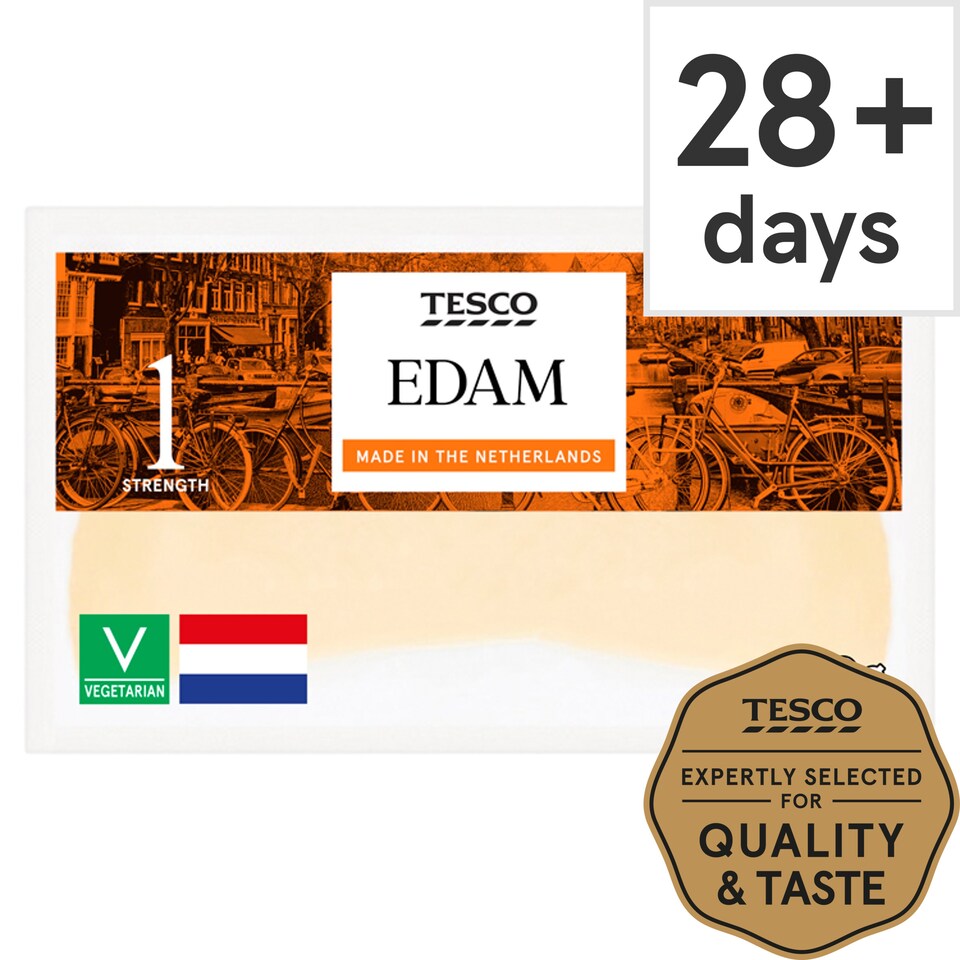 Tesco Mild Edam Wedge Cheese 310 G - Tesco Groceries