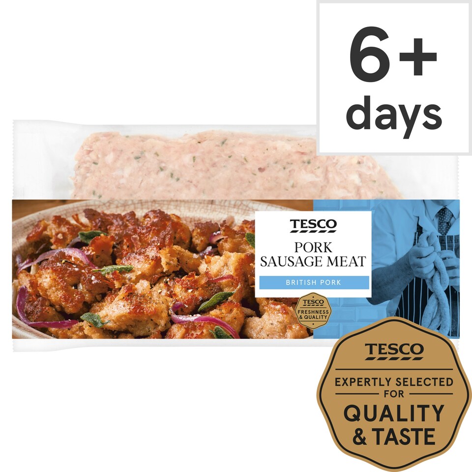 Tesco British Pork Sausage Meat 375G - Tesco Groceries