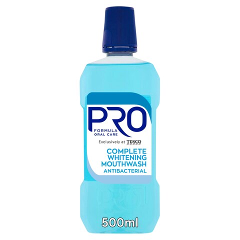 Pro-Formula Whitening Mouthwash 500Ml - Tesco Groceries