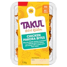 Takul Halal Kitchen Chicken Pakora Bites 130g - Tesco Groceries