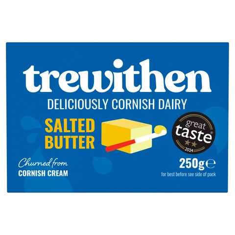 Trewithen Salted Block Butter 250G - Tesco Groceries