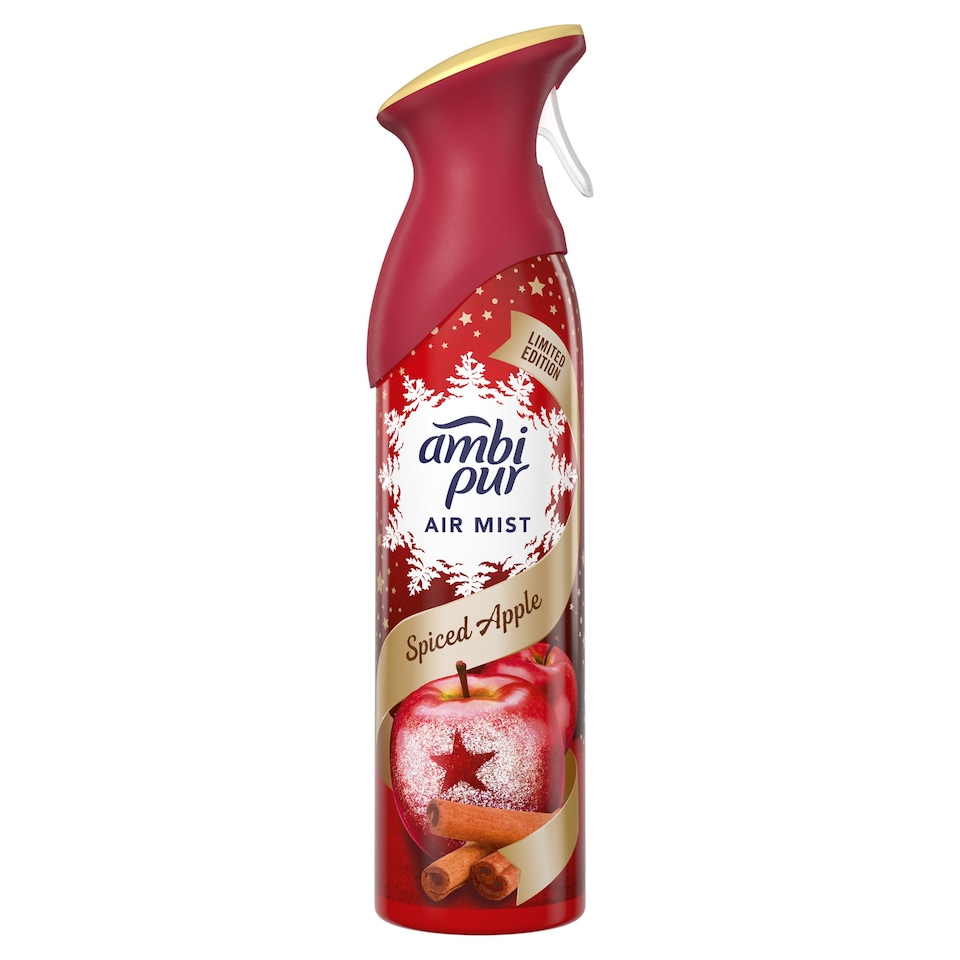 Ambi Pur Air Freshener Spray Spiced Apple 185 ML - Tesco Groceries