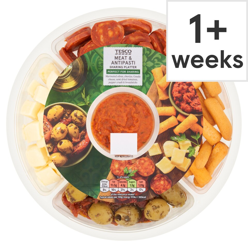 Tesco Meat & Antipasti Sharing Platter 325G - Tesco Groceries