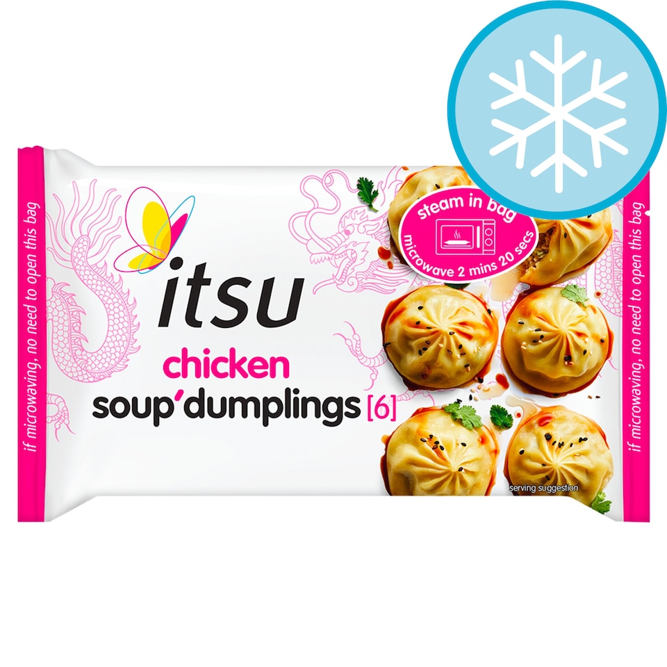 itsu chicken soup dumplings 168g - Tesco Groceries