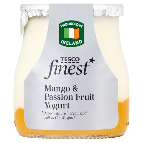 Tesco Finest Mango And Passion Fruit Yoghurt 150G - Tesco Groceries